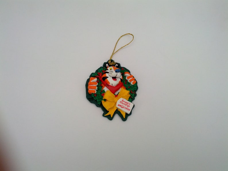 Tony the Tiger Ornament: 1999 Kellogg's Frosted Flakes Christmas Decor ...