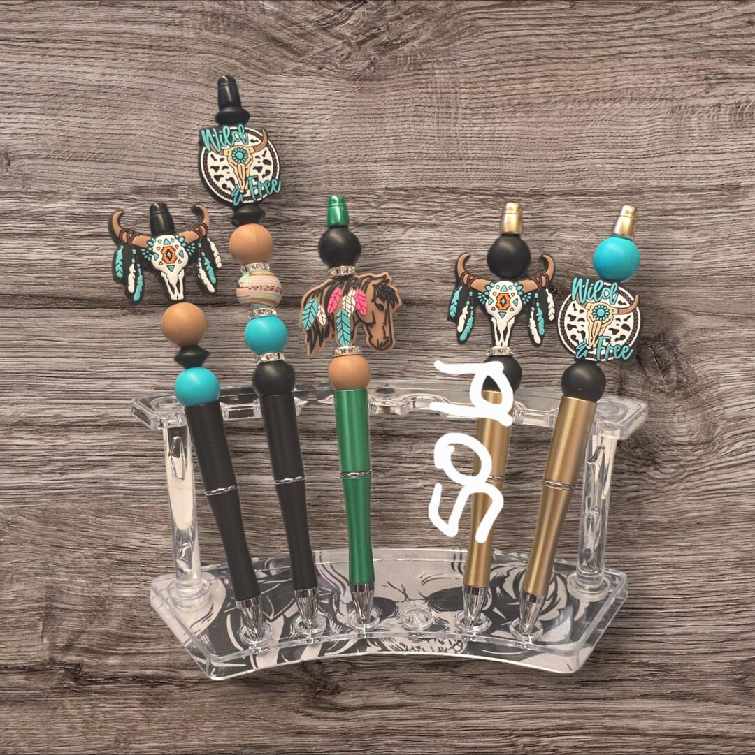 Western Beaded Pens, Cowboy Theme - Etsy