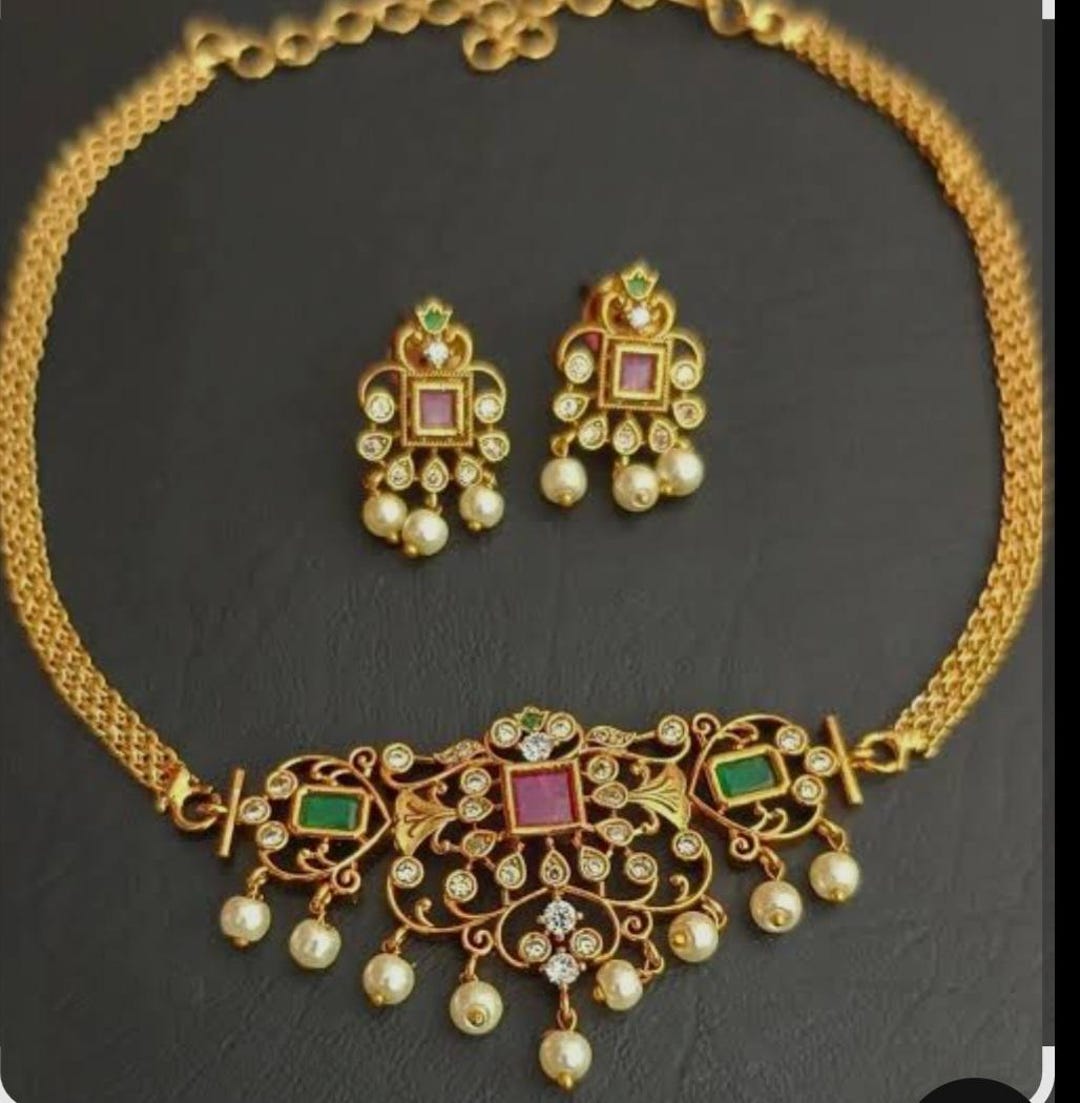 Kemp Pearl Choker Set Little Girls and Adults - Etsy