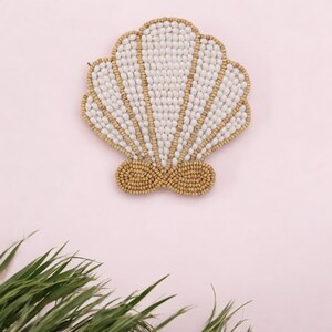 Sea Shell Wall Decor Boho Shelf Decoration Seashell Wall Hanging ...