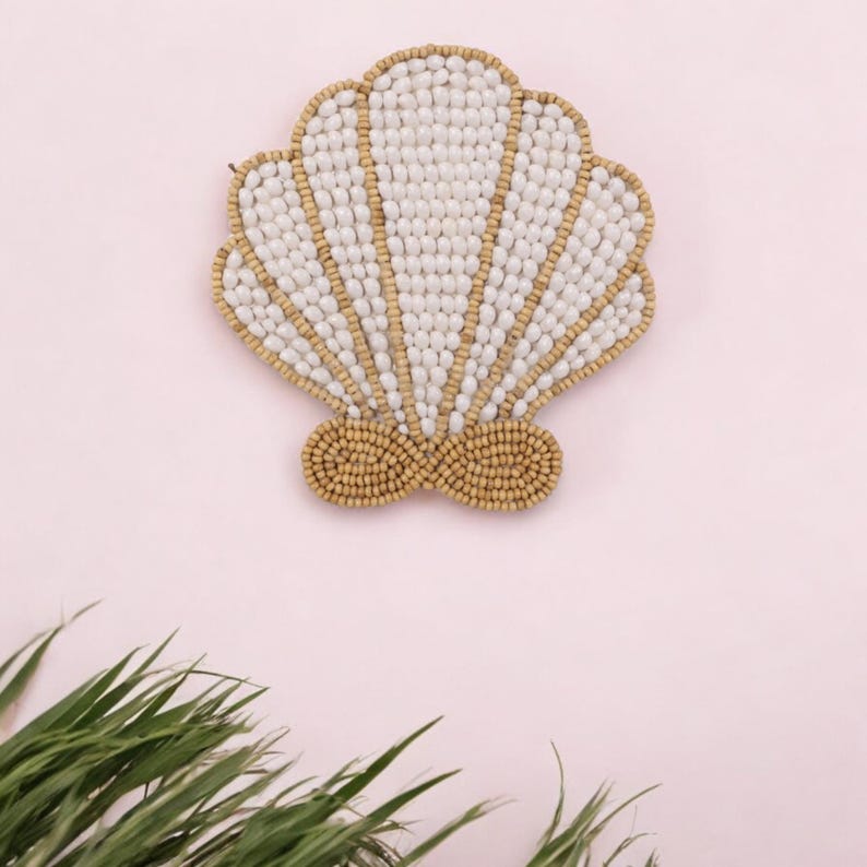 Sea Shell Wall Decor Boho Shelf Decoration Seashell Wall Hanging ...