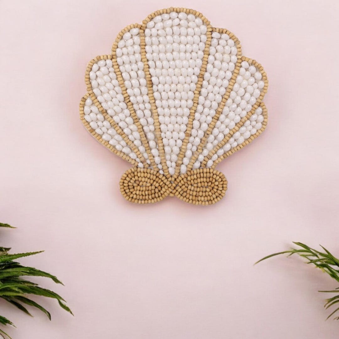 Sea Shell Wall Decor Boho Shelf Decoration Seashell Wall Hanging ...