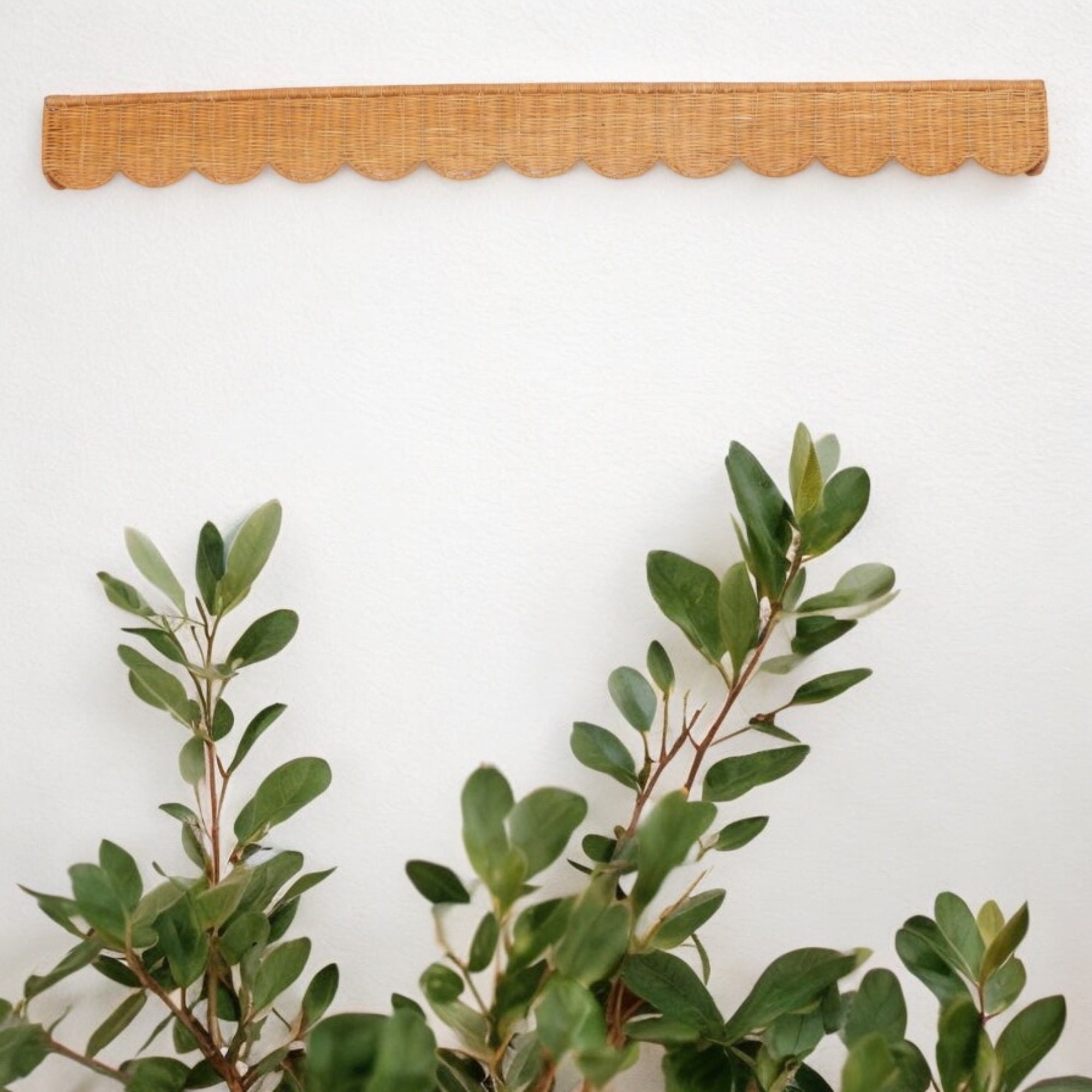 Rattan Curtain Rattan Window Cover Wicker Wall Decor Natural Handmade ...