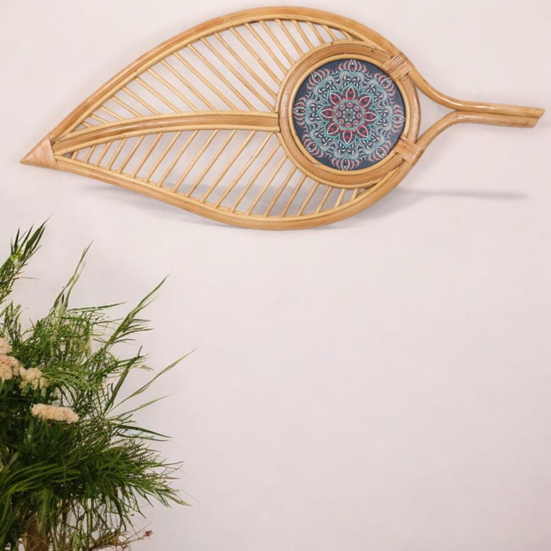 Rattan Wall Decor - Etsy