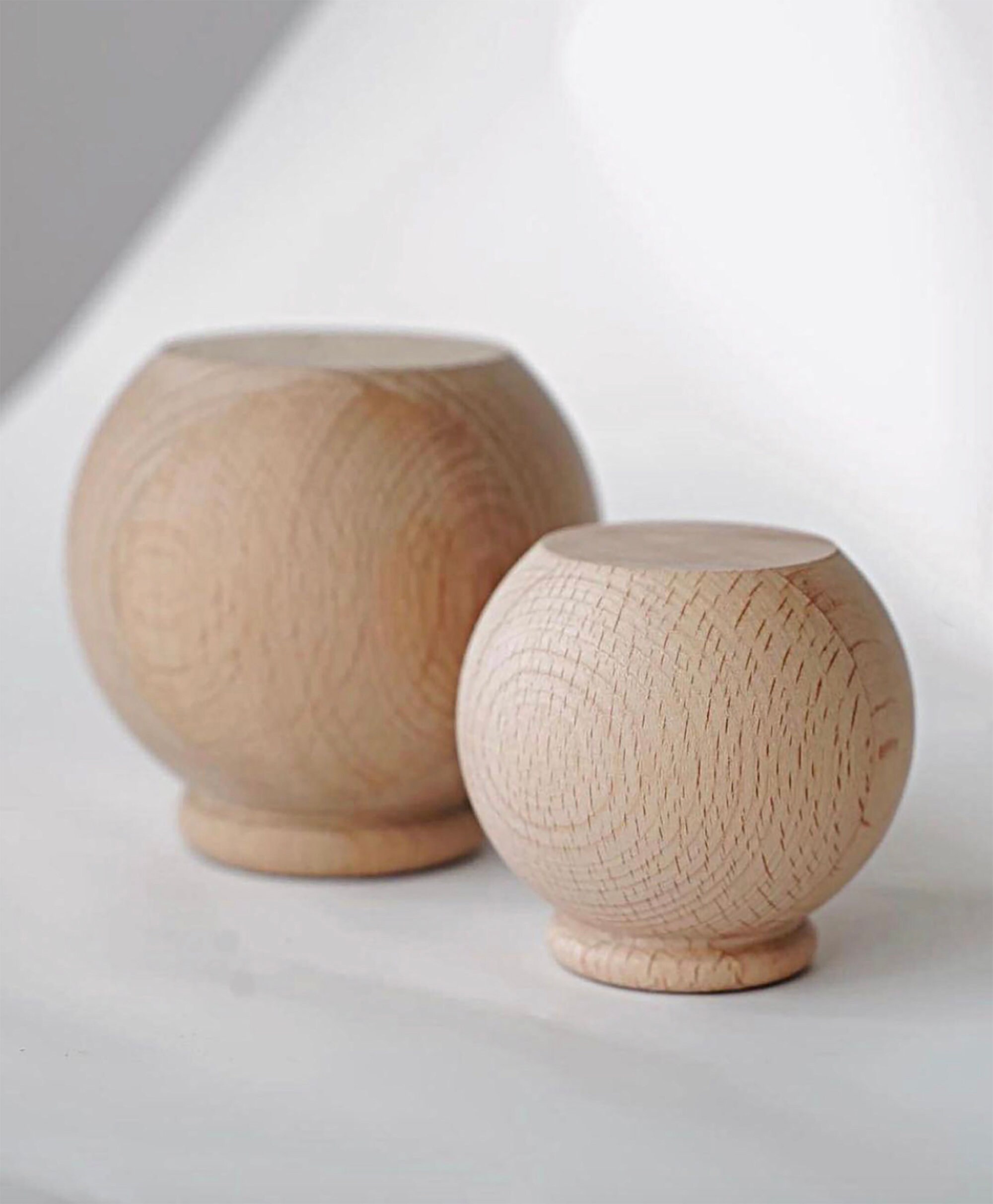 Handmade Wooden Ball Sofa Legs: Rustic Furniture Decor, Set of 4 - Etsy