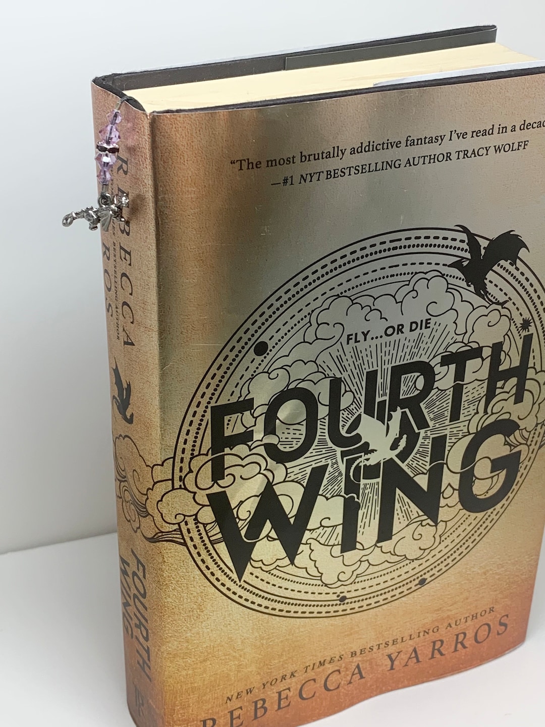 Fourth Wing Book Series Dragon/violet Sorrengail Bookmark! - Etsy