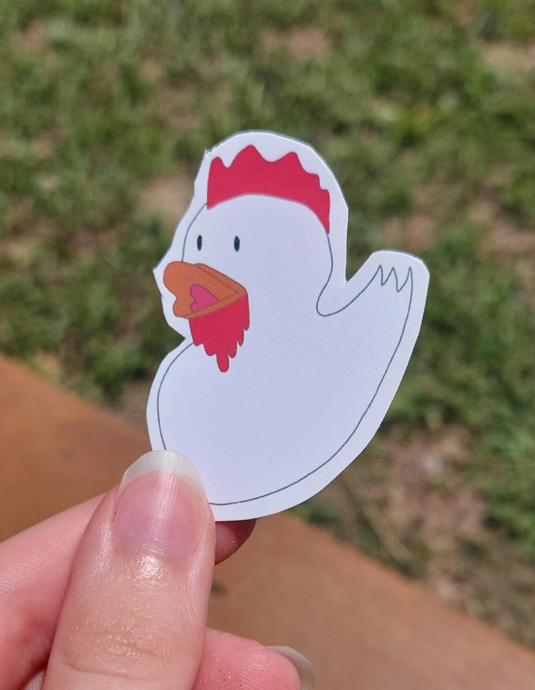 Chicken Duck Sticker - Etsy