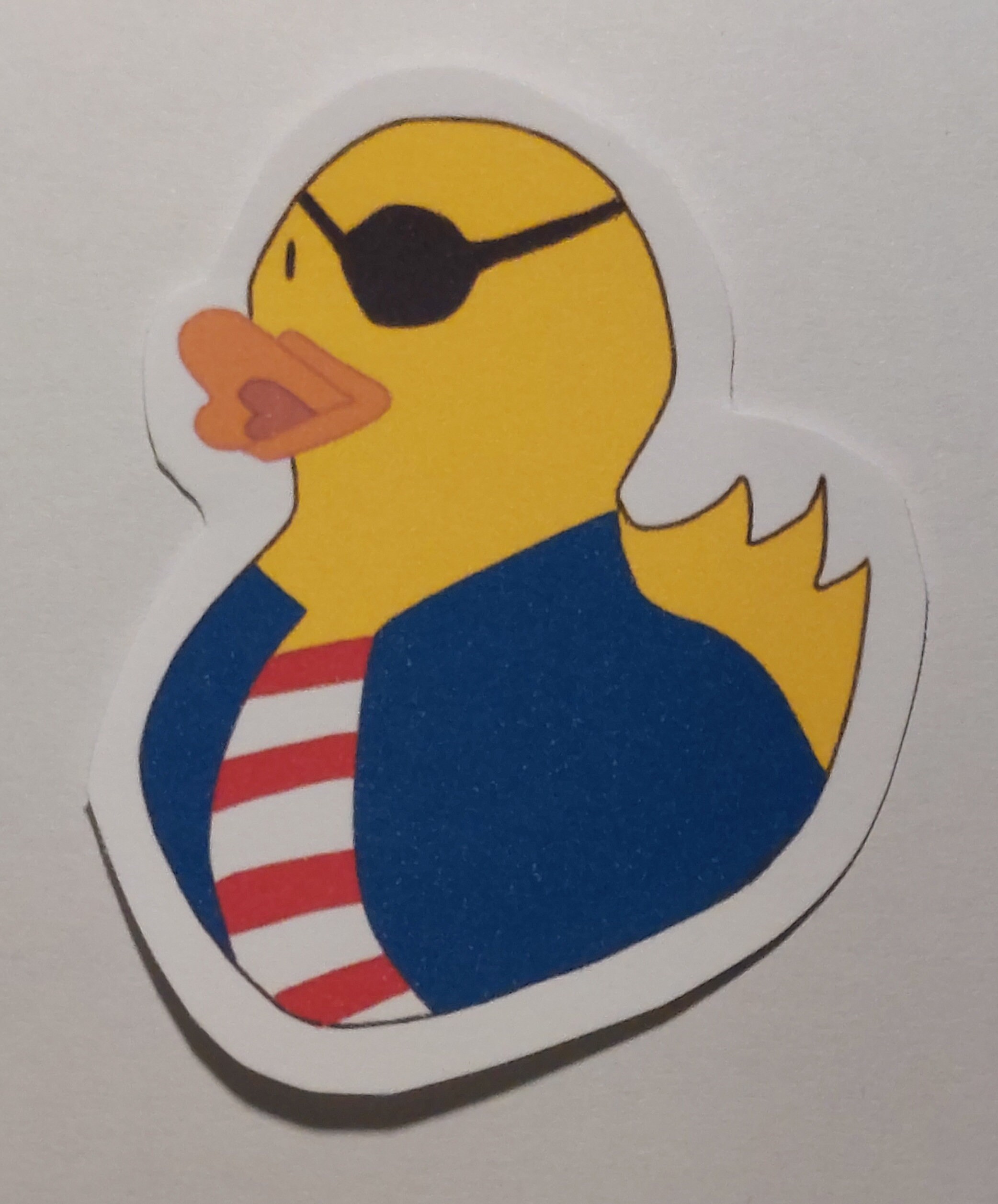 Pirate Duck Sticker - Etsy