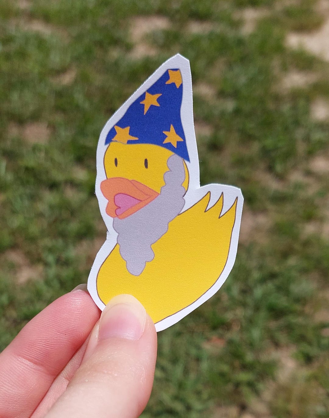 Wizard Duck Sticker - Etsy