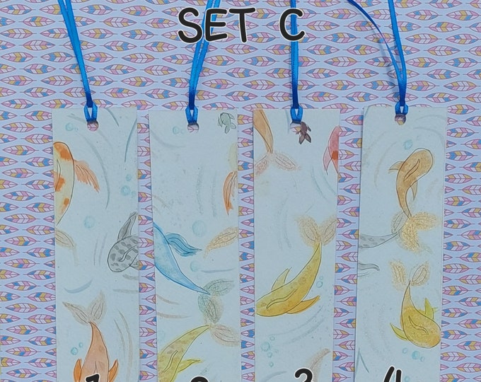 Colourful Nature, Hand-painted Bookmark, Optional Personalization ...