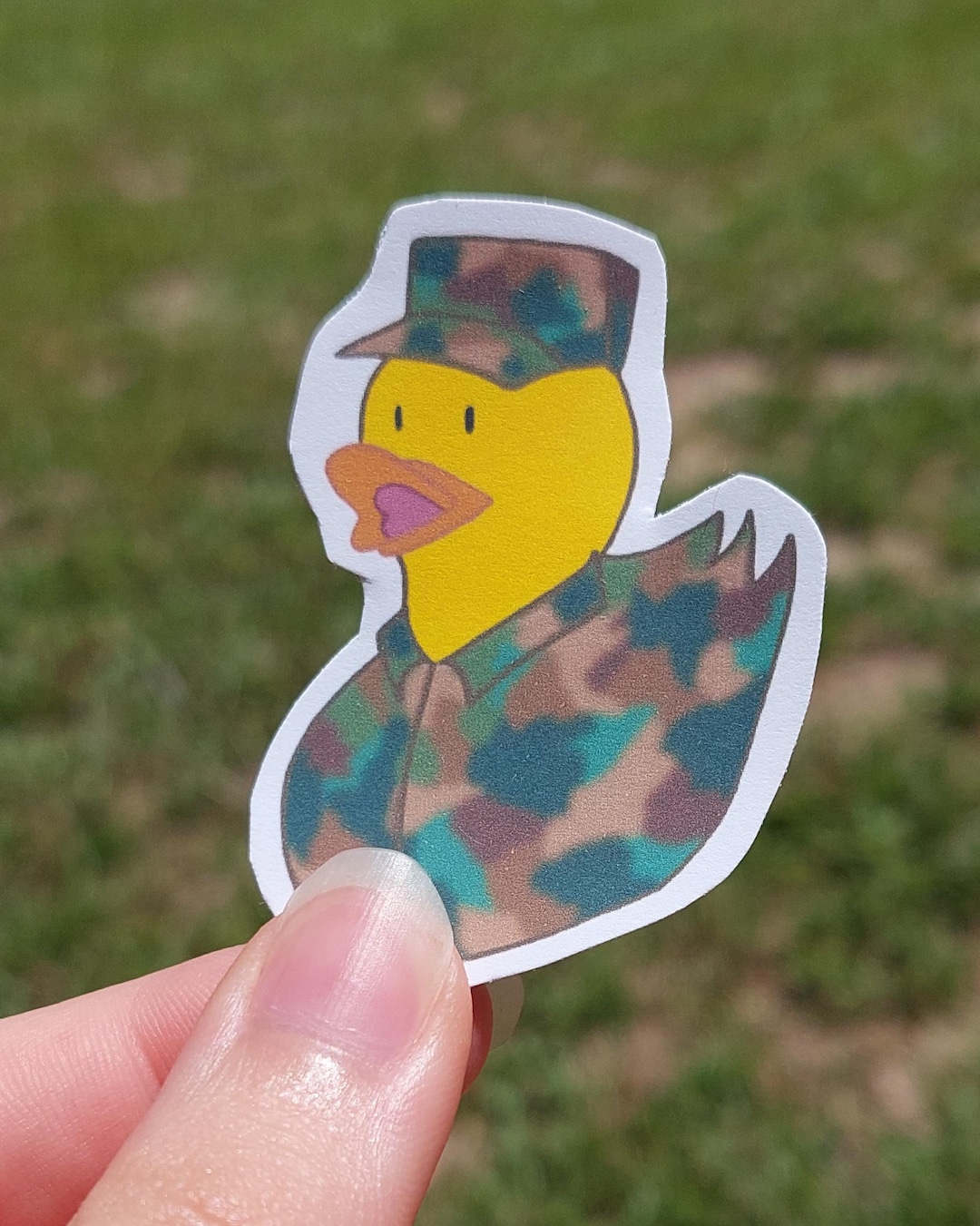 Military Duck Sticker - Etsy