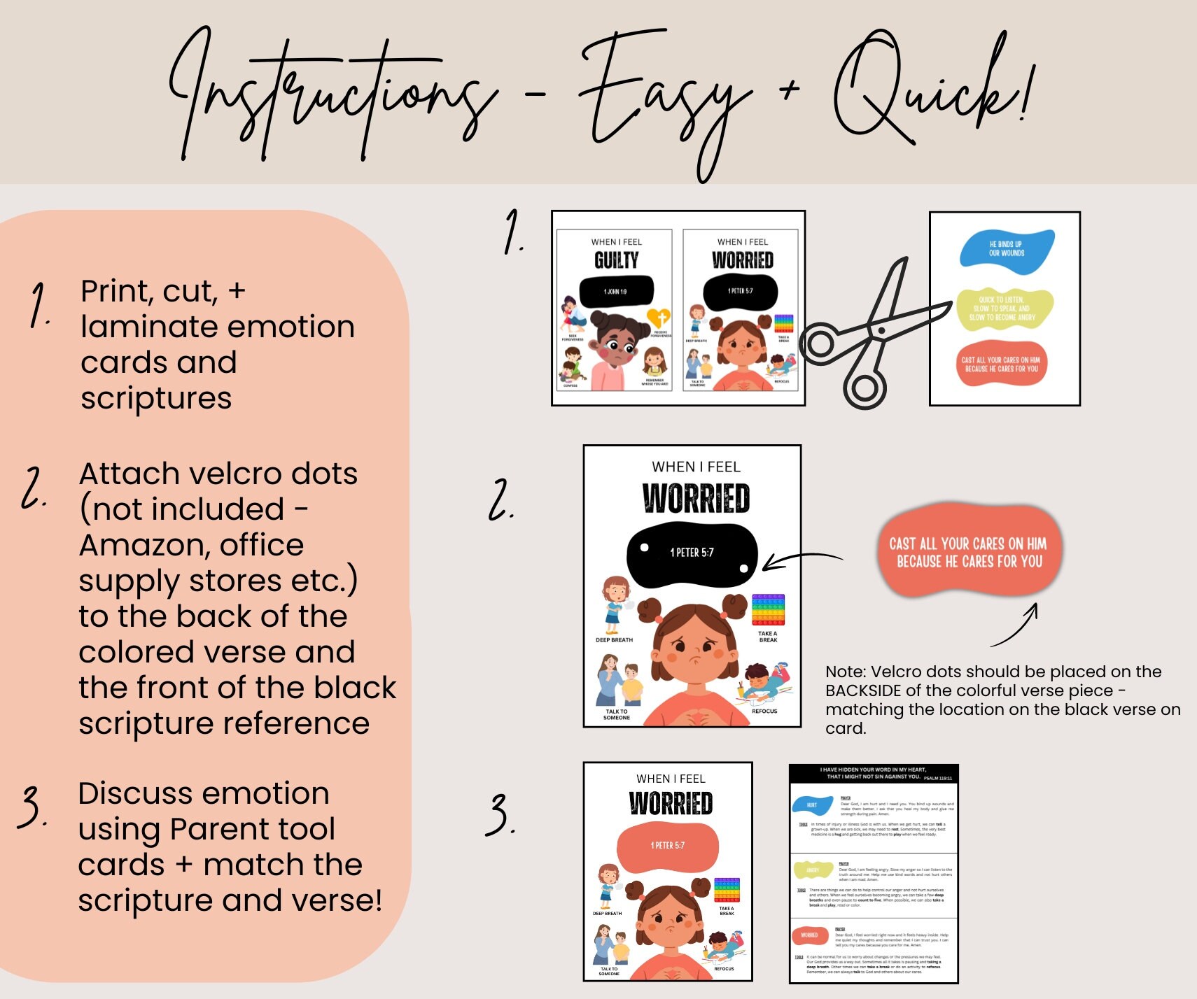Emotions and Feelings Printable, Calming Corner, Emotional Regulation ...