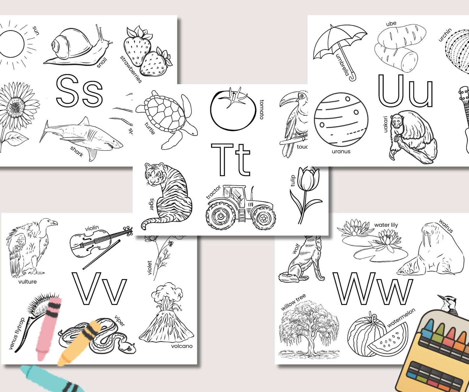 Alphabet Coloring Pages, Preschool Coloring, Preschool Activity ...
