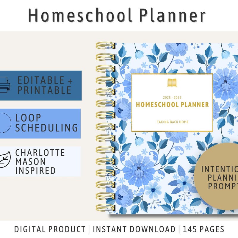 Homeschool Planner - Etsy