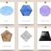 Rainbow Watercolor Shapes Flashcards, Preschool Shapes, Educational ...