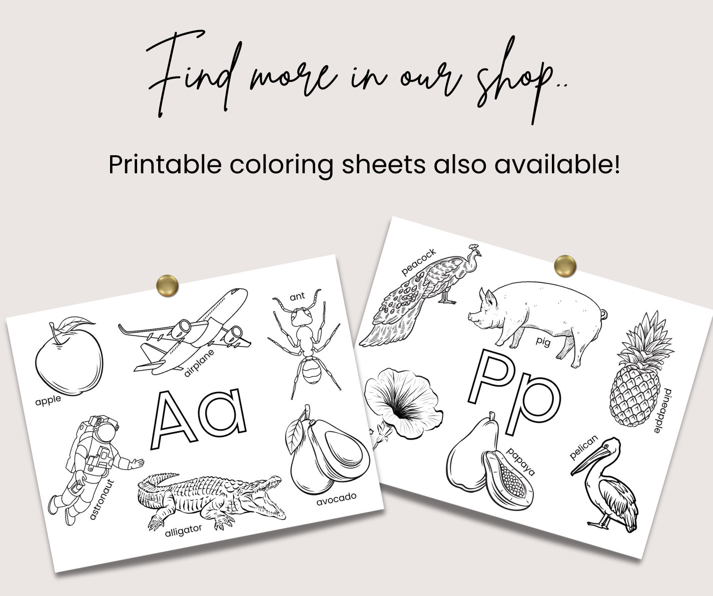 Printable ABC Flashcards: Watercolor Preschool Montessori Cards ...