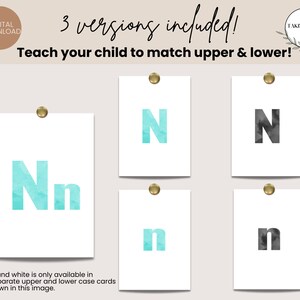 Alphabet Flashcards, ABC Flash Cards, Educational Cards, A-Z Cards ...