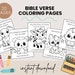 Preschool Christian Bible Verse Homeschool Sunday School Printable ...