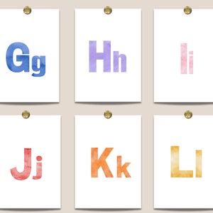 Alphabet Flashcards, ABC Flash Cards, Educational Cards, A-Z Cards ...