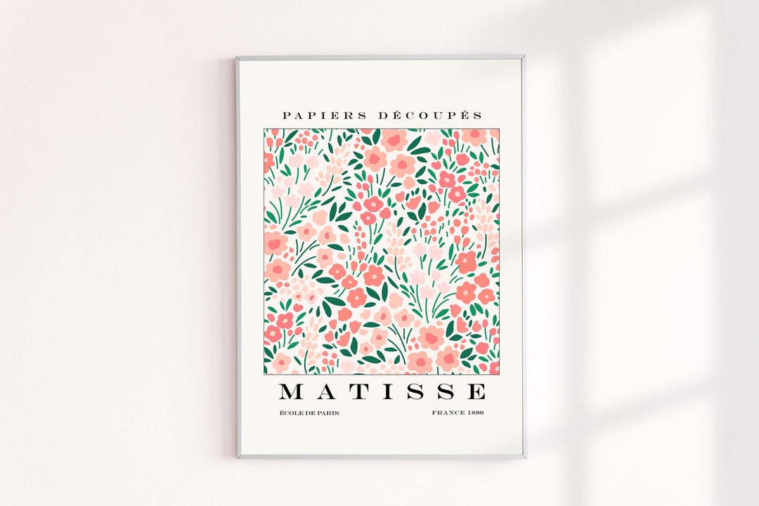 Matisse Flower Poster, Matisse Flower Market Prints, Matisse Cut Out ...