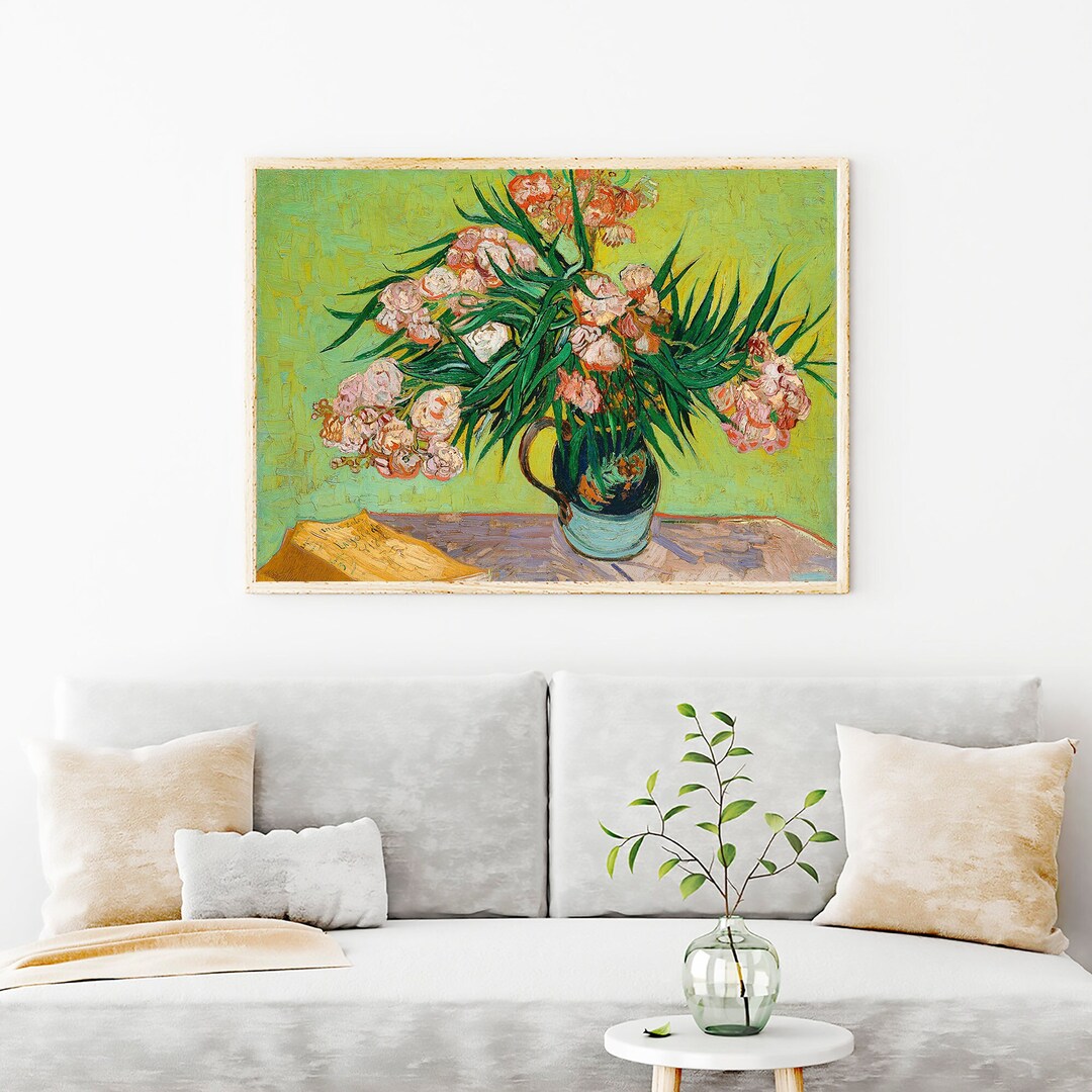 Vincent Van Gogh Prints, Oleanders 1888, Floral Wall Art Decor ...