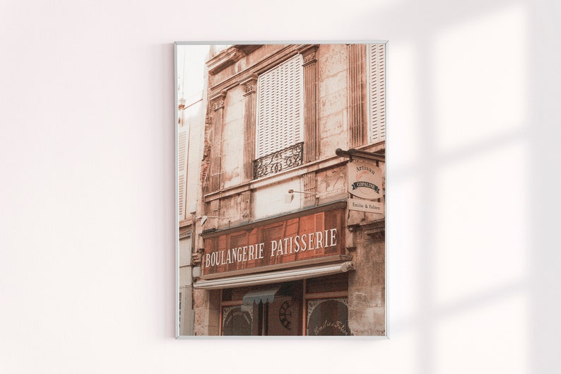 French Bakery Wall Art Photography Print, Paris Travel Images, France ...