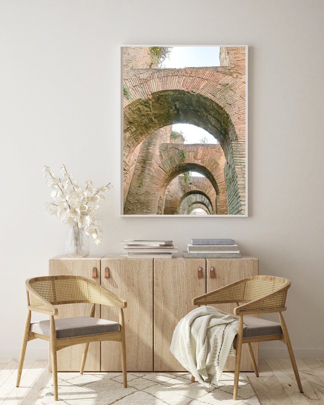 Rome Wall Art Print Photograph Ancient Roman Arches, Travel Photography ...