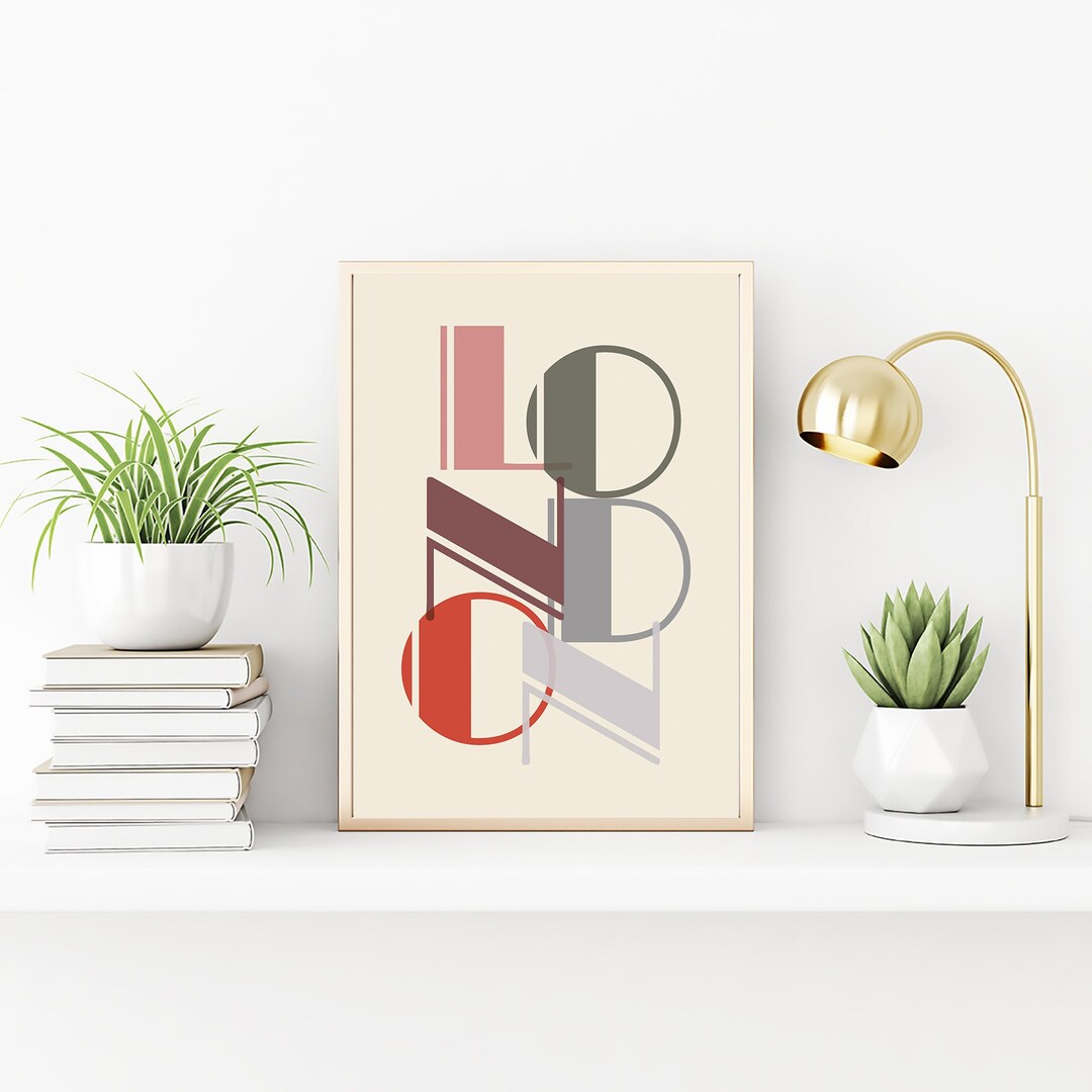London Wall Art, London Word Print, Glam Wall Art, English Graphic ...