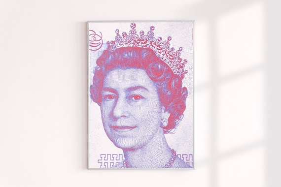 Queen Elizabeth Print Queen Elizabeth Wall Art United - Etsy