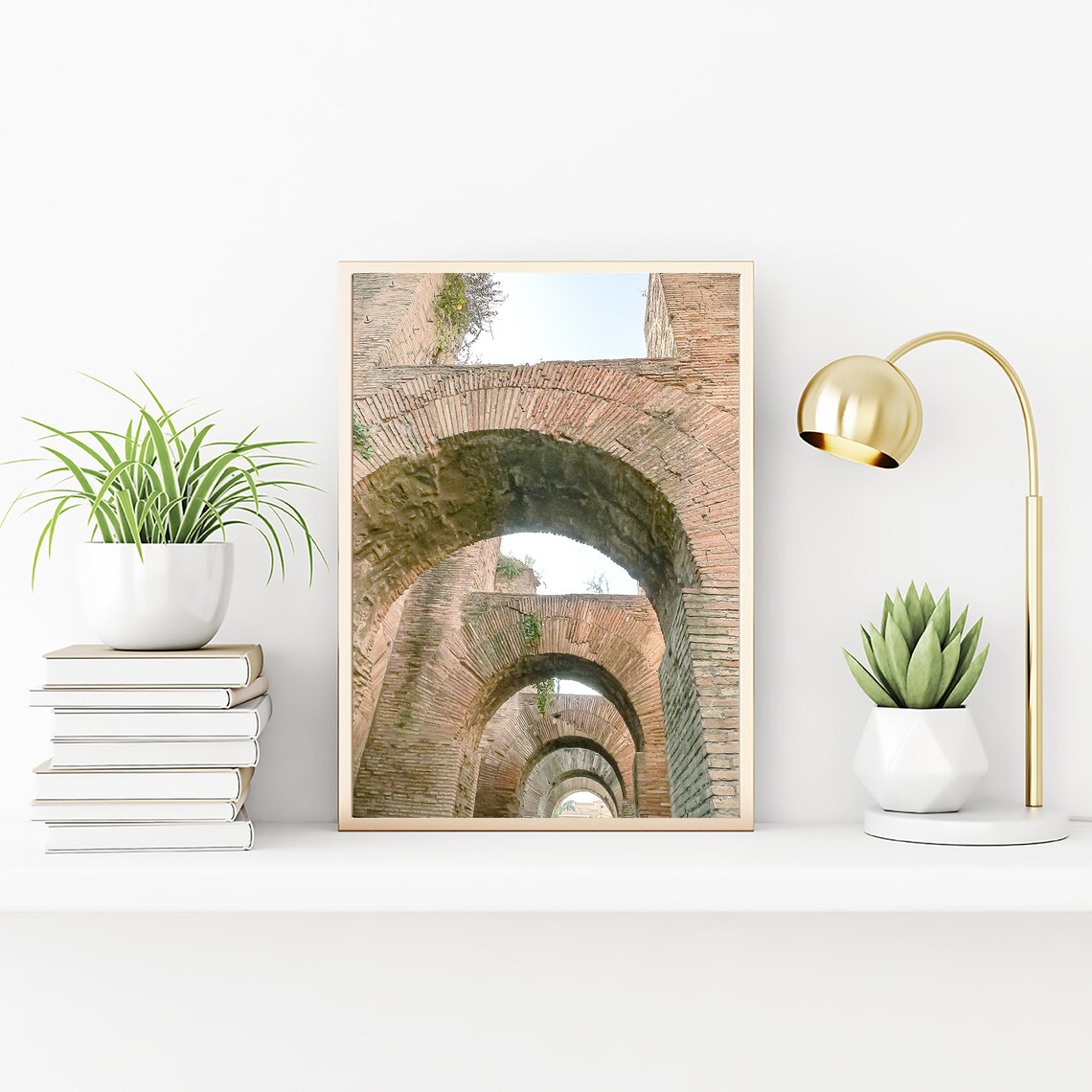Rome Wall Art Print Photograph Ancient Roman Arches, Travel Photography ...