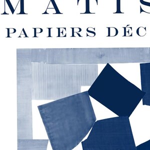 Matisse Prints, Matisse Cut Outs Poster, Matisse Navy Blue Print ...