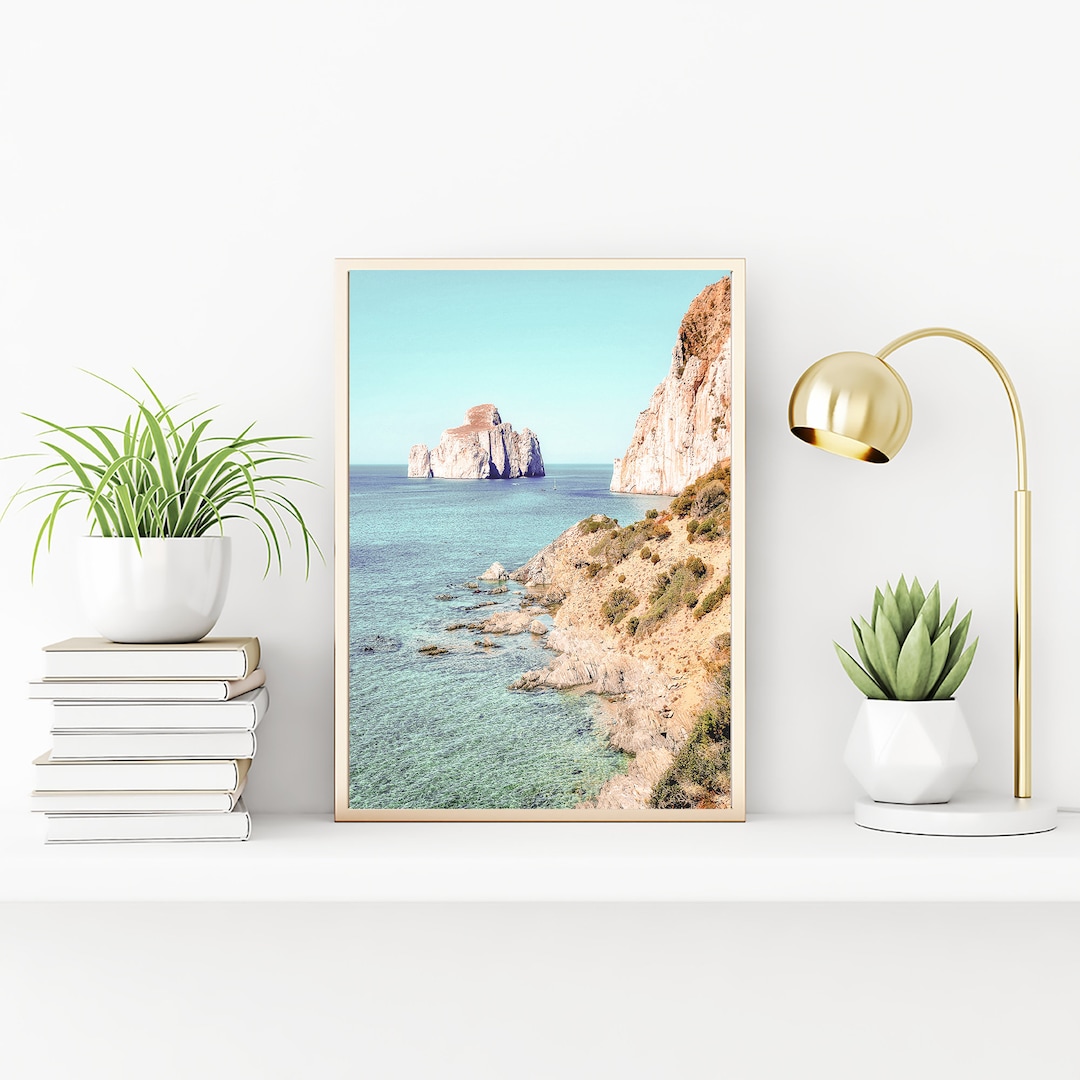 Coastal Wall Art Prints Hidden Cove Photograph, West Coast Minimalist ...
