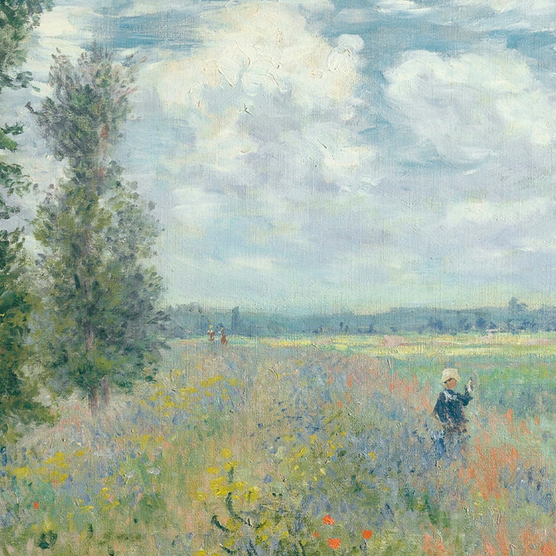 Monet Wall Art Claude Monet Poppy Fields Near Argenteuil - Etsy