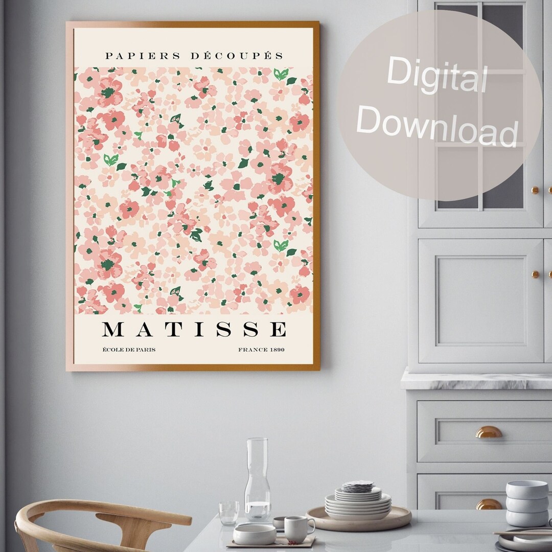 Instant Digital Download Matisse Wall Decor Art, Matisse Flower Market ...
