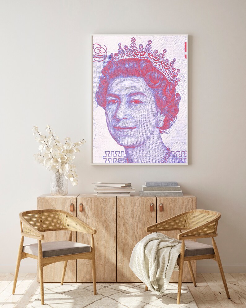 Queen Elizabeth Print Queen Elizabeth Wall Art United - Etsy