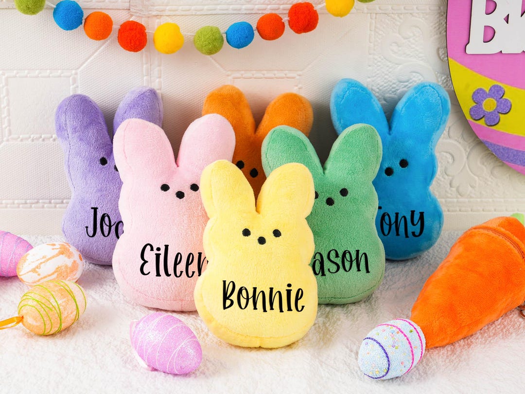 Custom Cute Peep Plush for Kids,plush Bunny,easter Peeps Bunny Plush ...
