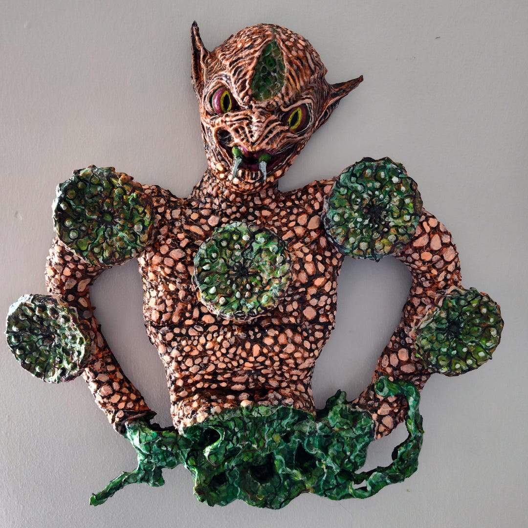 SUCKERMAN CREATURE ART Wall Mount for Mask and Toy Art Collectors ...