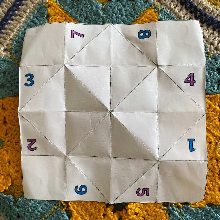 Template to Make Chooser or Fortune-teller - Etsy