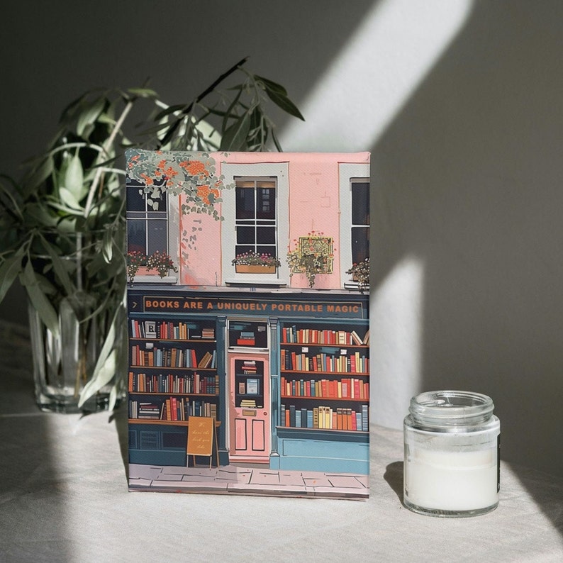 London Bookshop Wall Art, Bookshop PRINTABLE, Book Poster, Reading Art ...