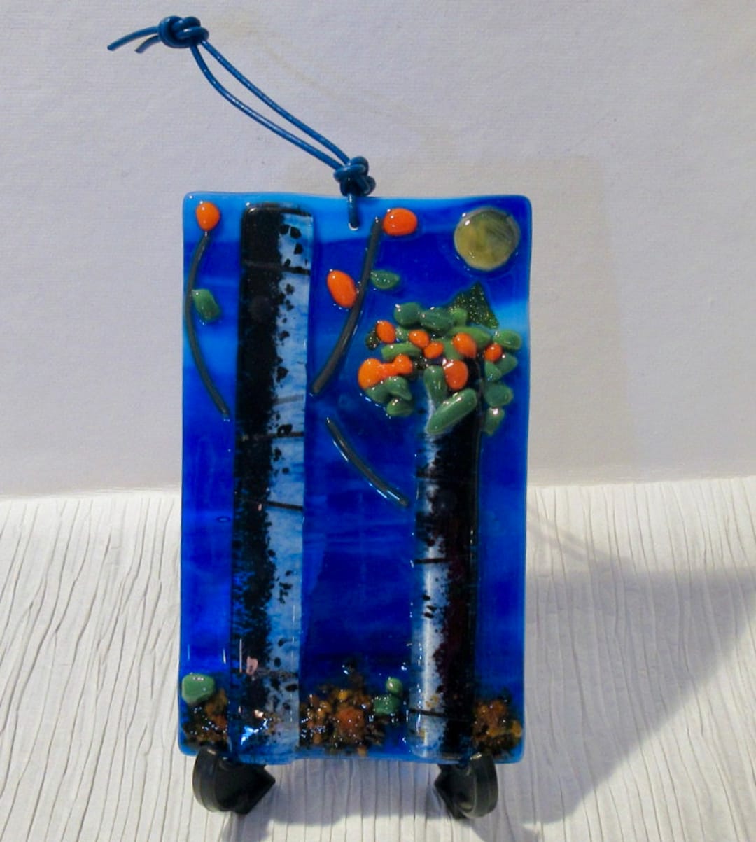 Fused Glass Birch Trees, Fused Glass Pictures, Fused Glass Art, Fused ...