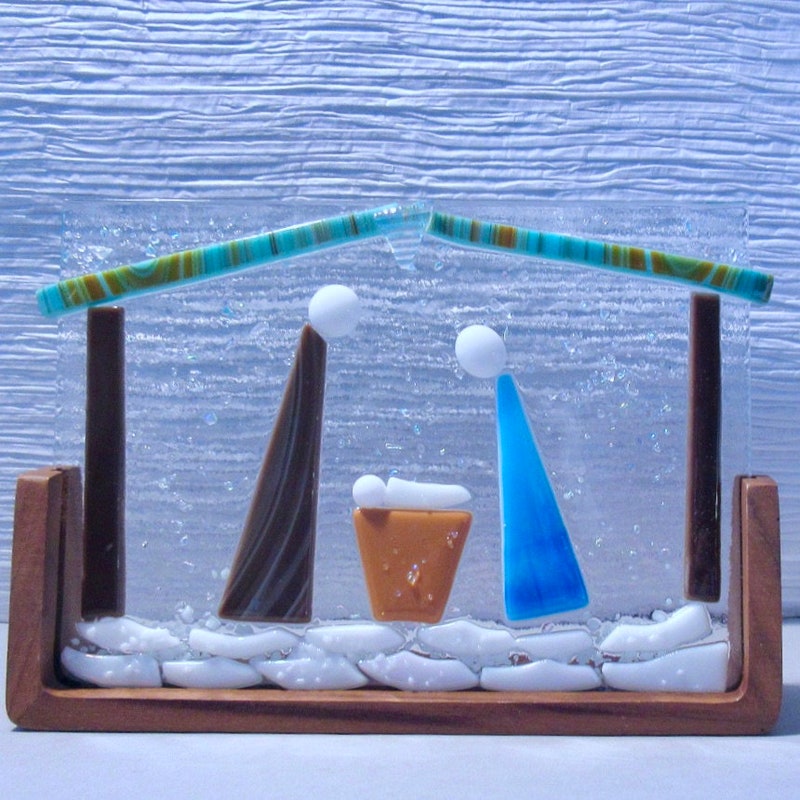 Glass Nativity - Etsy