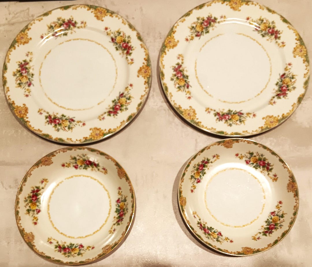 4 X Vintage Monarch China Occupied Japan Dinner Ware - Etsy