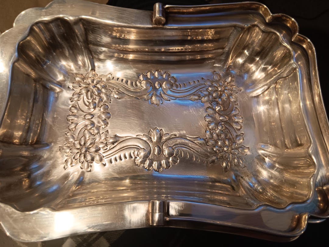 Vintage EPNS Silver Plate Dish With Handle - Etsy