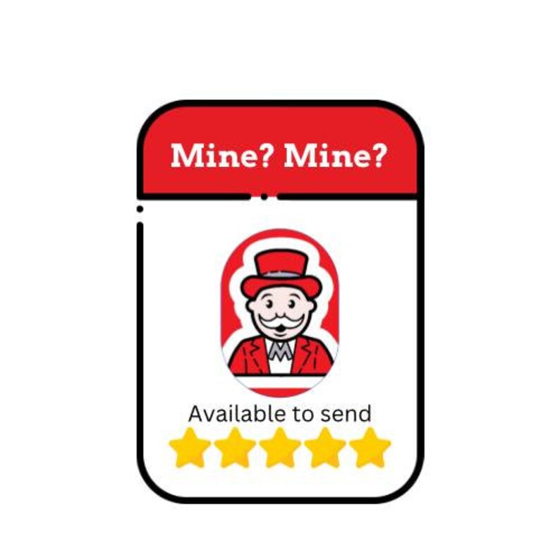 MOGO 5 Star Sticker Mine Mine - Etsy