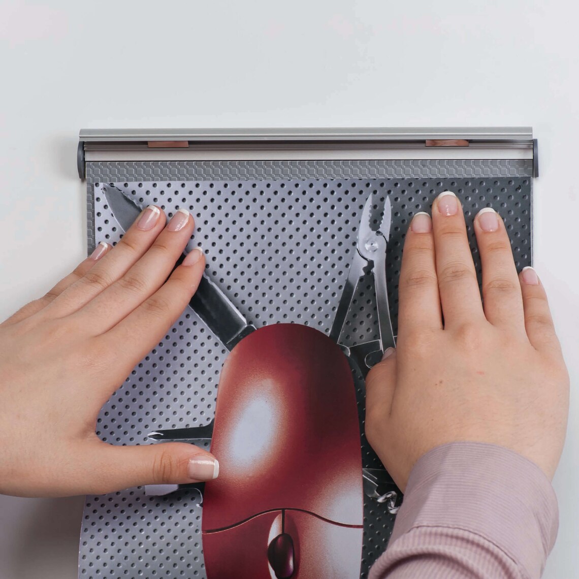 M&T Displays Snap Open Name Plate Aluminum Office Door Sign Holder With ...