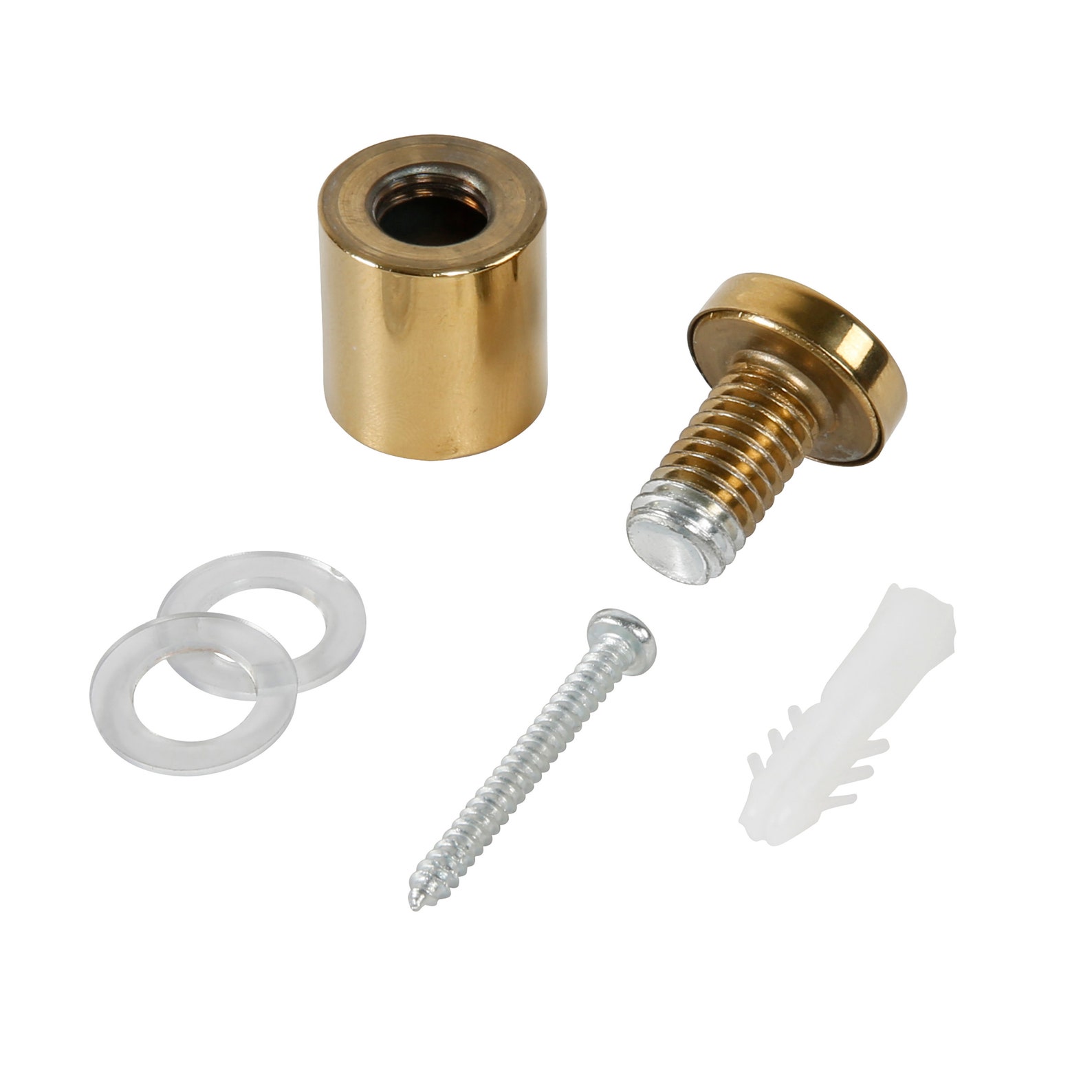 M&T Displays Stainless Steel Gold Chrome Standoff Screws (3/4 X 1 ...