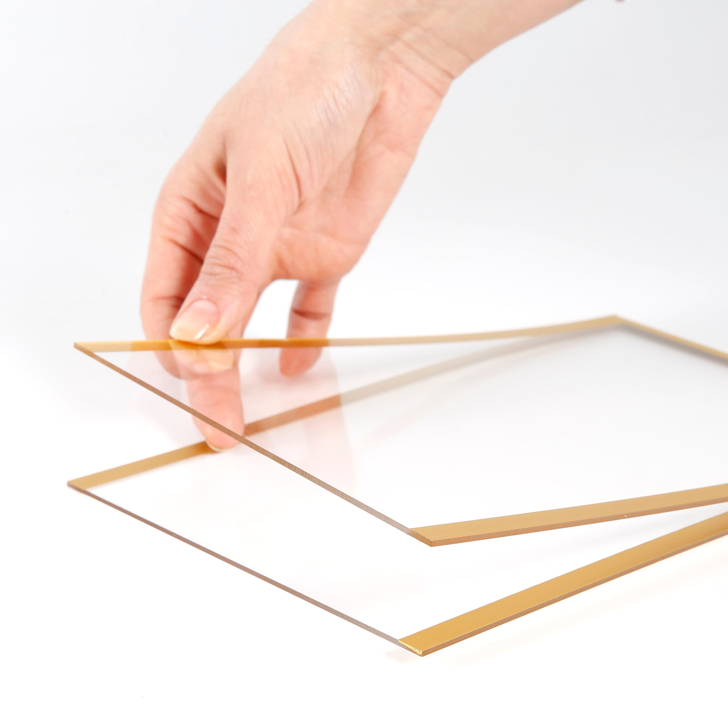 M&T Displays Double Sided Acrylic Sign Menu Holder T Shape Bottom ...