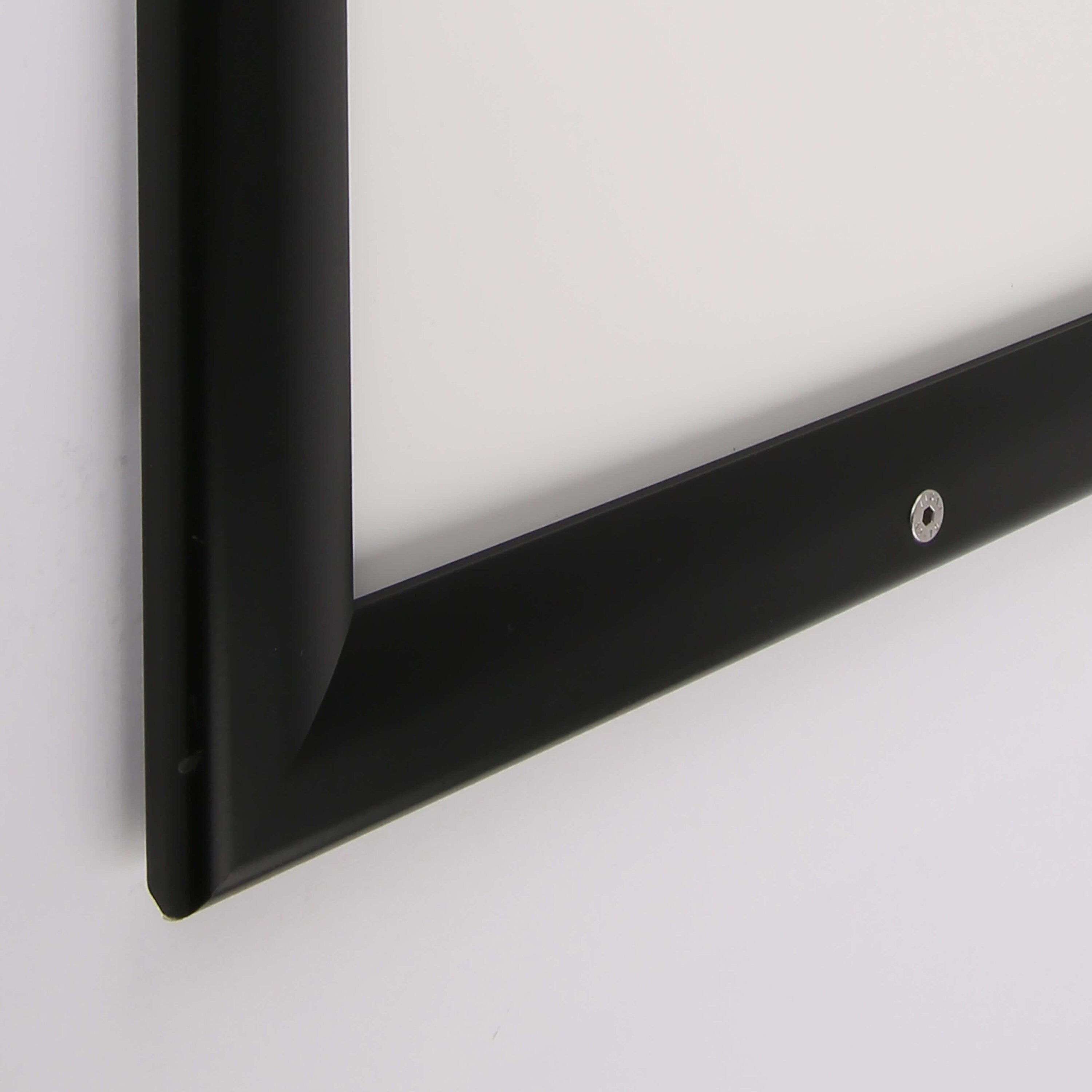 M&T Displays Lockable Weatherproof Snap Poster Frame Black Aluminum ...