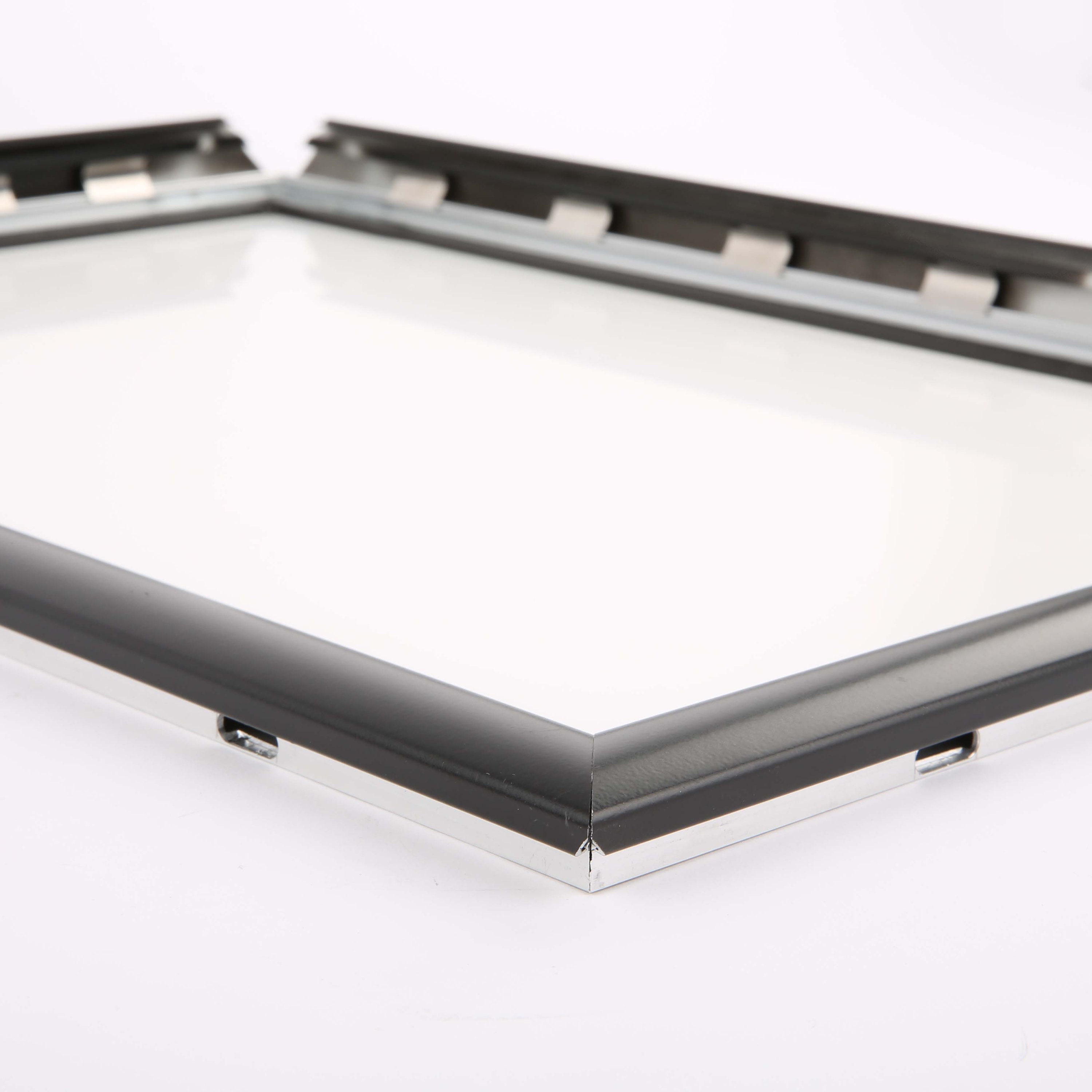 M&T Displays Weatherproof Snap Poster Frame 22x28 Inch Black/silver ...