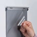 M&T Displays Snap Open Name Plate Aluminum Office Door Sign Holder With ...